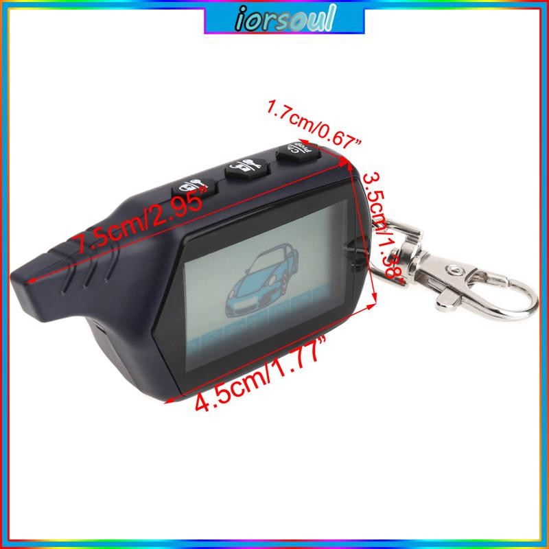 IOR Engine Start Keychain B9 LCD Remote Control Key Chain Suitable For ...