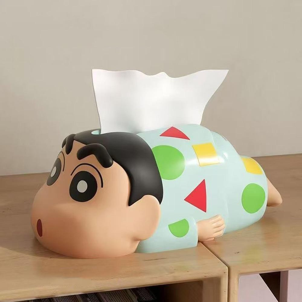 Crayon Shin-Chan Tissue Box, Doll Toy Model, Fat Tiger Tissue Box ...