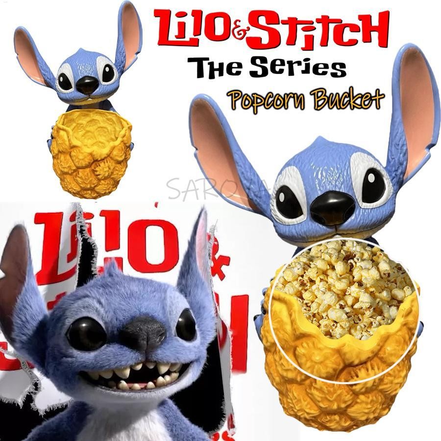 Lilo & Stitch 2025 Popcorn Bucket Desktop Decoration Ornament Cute ...