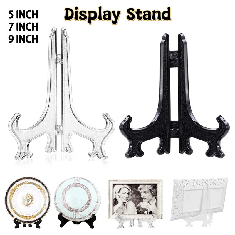 5/7/9/12 Inch Display Easel Stand Plate Bowl Picture Photo Frame ...