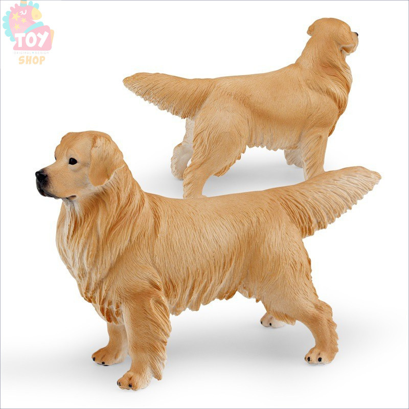 Children's Cognitive Toys 1:1 Realistic Lifelike Pet Dog Model Extra ...