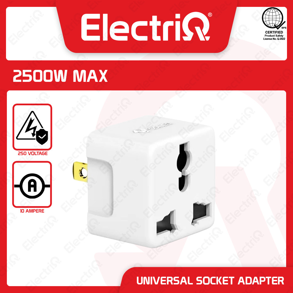 Electriq | Bull/Goneo Universal Socket Adapter Plug Adapter Outlet ...