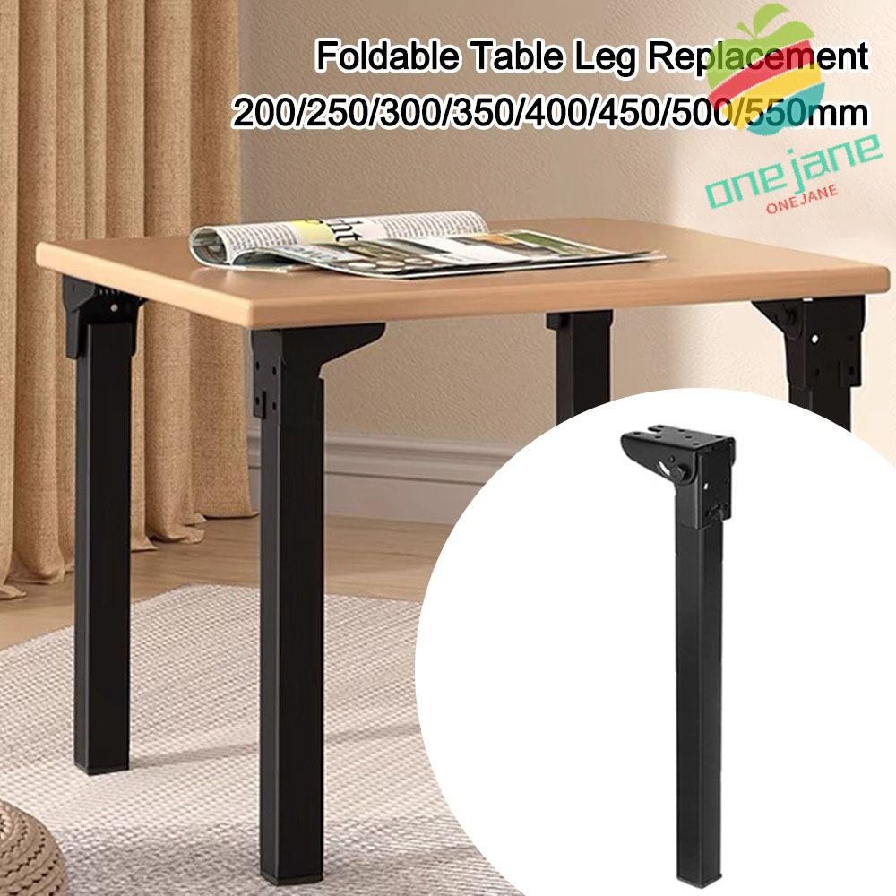 ONE-JANE Collapsible Table Legs Feet, 90° Folding Metal Table Leg ...