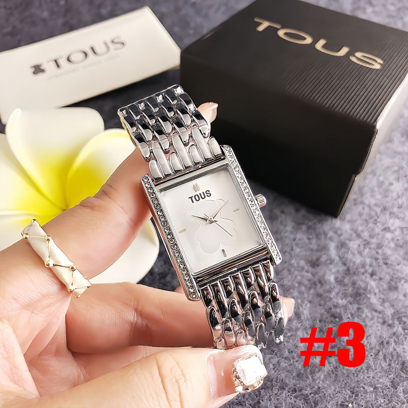 TOUS Women Wrist Watch Quartz Classic Steel Strap | Shopee Philippines