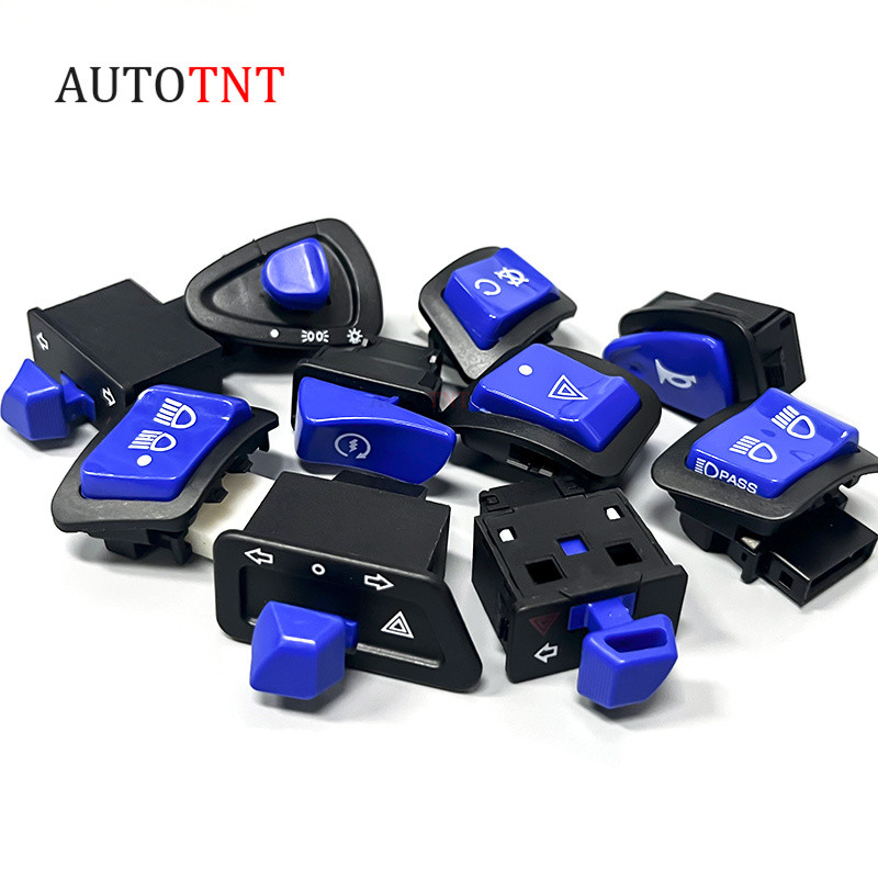 Blue Toggle Switch Button for Honda Not Red Headlight Horn Turn Signal ...
