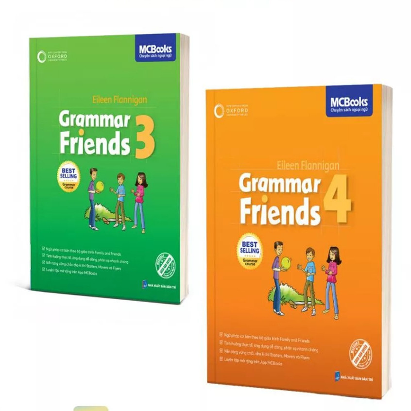 TRI Book - Grammar Friends Combo - English Grammar 3 + 4 [Grap ...