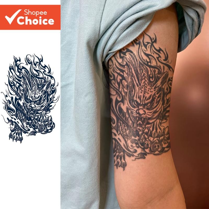 Waterproof Lasting 15 Days, Pixiu Temporary Tattoo Sticker Arm Fake ...