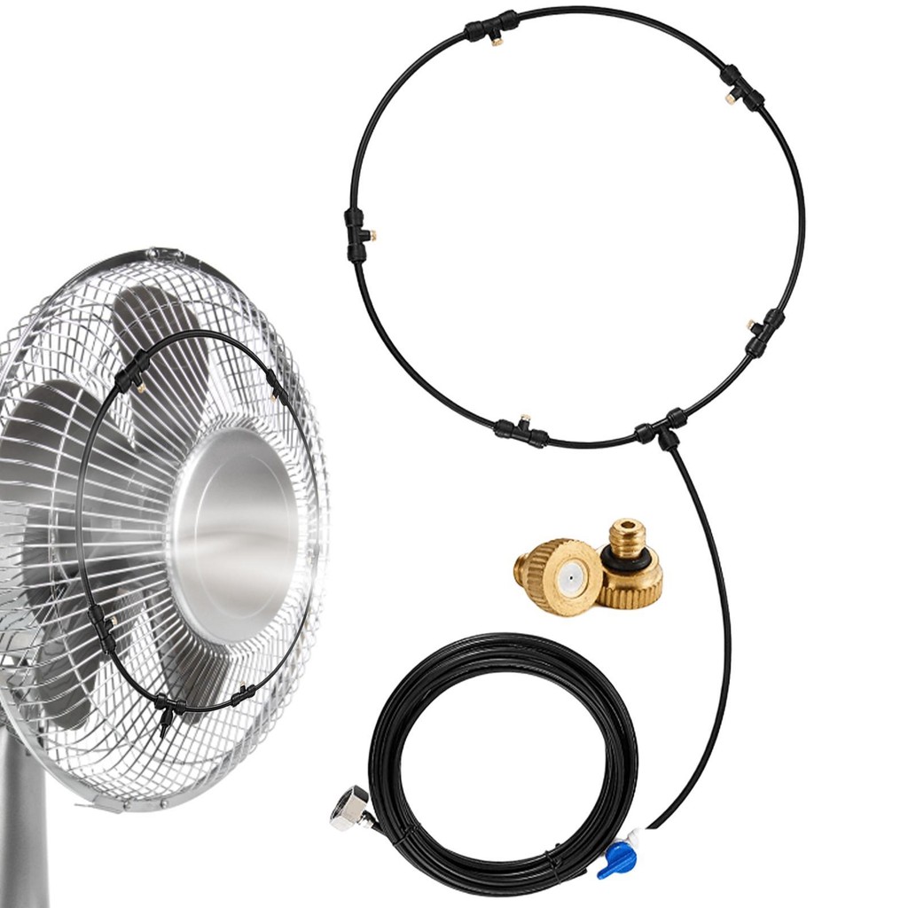 Misting Fans For Outside Misting Cooling System For Patio 16.4FT Porch ...