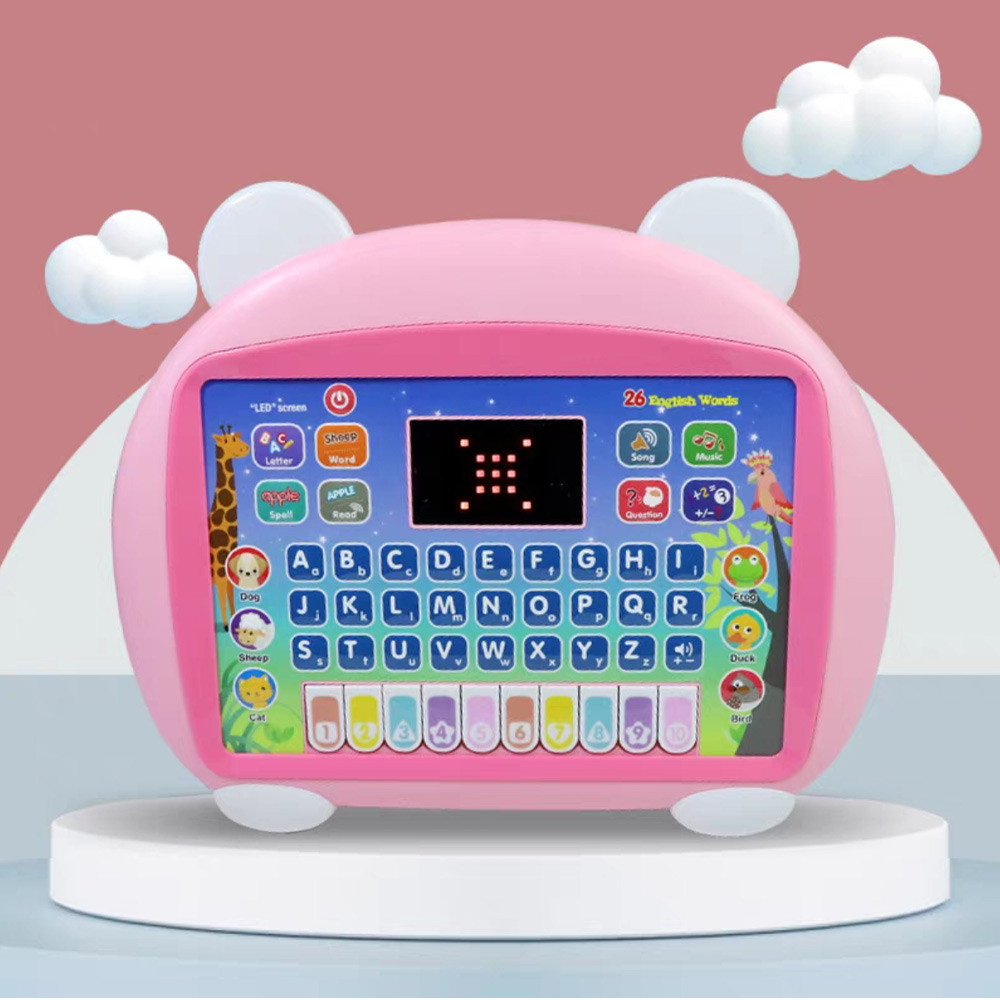 LED Screen learning piano toy alphabet tablet toys | Shopee Philippines