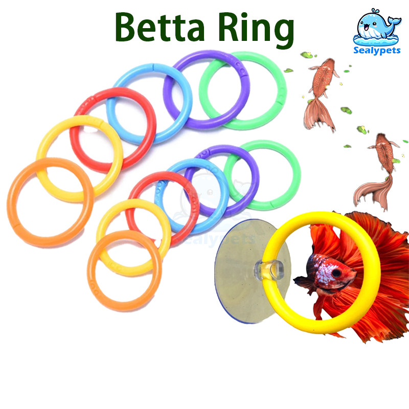 5Pcs Betta Ring Trainer Fish Feeding Ring Floating Feeder Tool for ...