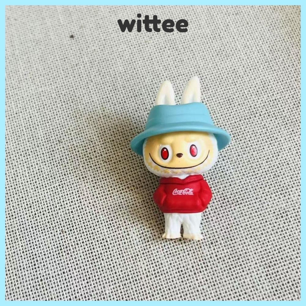 WITTEE LABUBU×Cocacola , Mini POPBEAN Desktop Dolls Model Ornaments ...