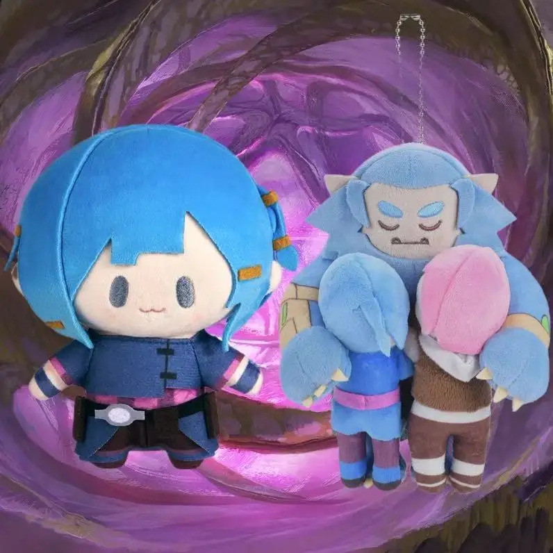 New Arcane powder Plush Warwick&VI&Jinx Plush Key ring Heimerdinger ...