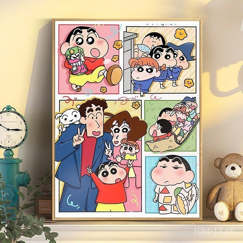 Crayon Shin-chan Digital Painting diy Coloring Cartoon Anime Children's ...