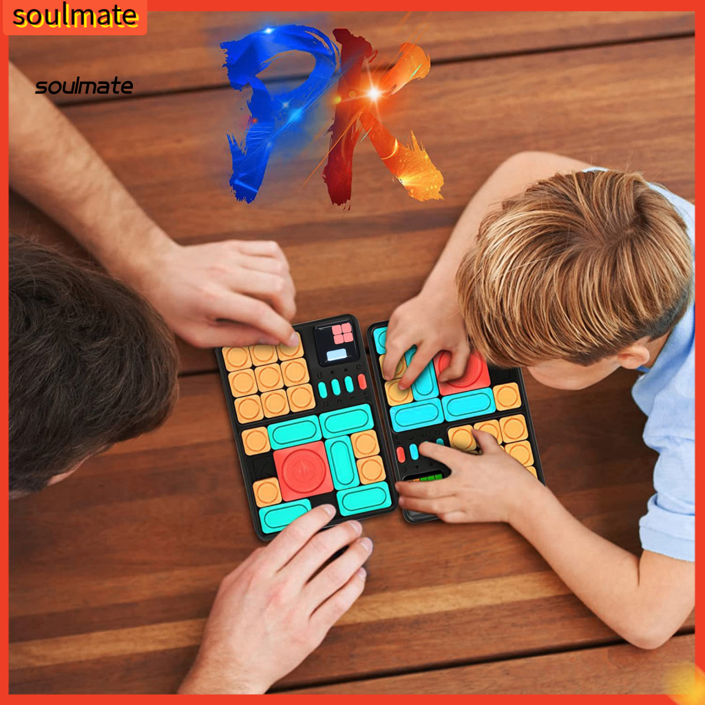 soulmate Toddlers Sliding Block Game Kids Puzzle Game 500 Brain Teaser ...