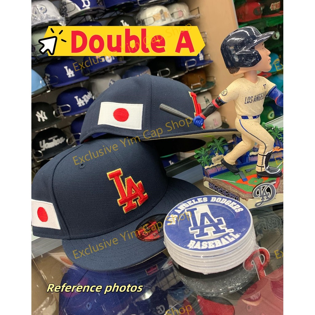 Major League Baseball Los Angeles Dodgers & Jap.a1n Blue Fitted Hat ...