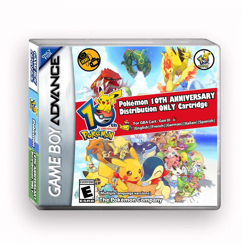 GBA Pokémon 10th Anniversary Distribution Pokemon Genie Distribution ...