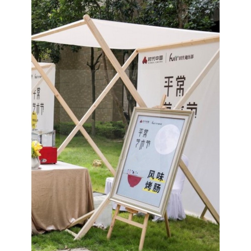 Cultural and Creative Market Stall Rack Exhibition Setup Event Tent ...