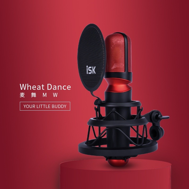 Isk MW Maiwu Condenser Microphone K Song Recording Microphone Anchor ...