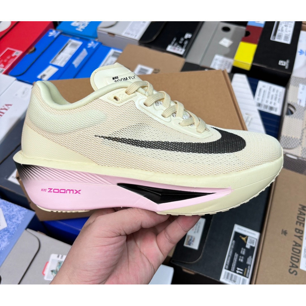Zoom Fly 6 Marathon Running Shoes for Men and Women, Year 2024, Cream ...