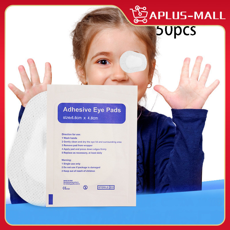 50Pcs Sterile Eye Pad Compact Sticky Patches Medical Pads Sterile Eye ...