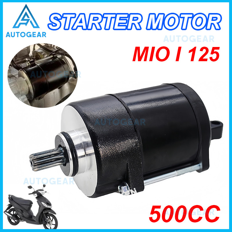 STARTER MOTOR 500CC FOR YAMAHA MIO I 125/M3 SPORTY/SOULTY Motorcycle ...
