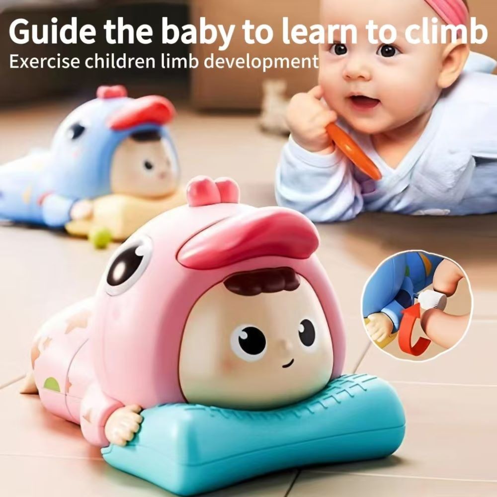 mechanical Cartoon doll learning clockwork crawling toy movable ...