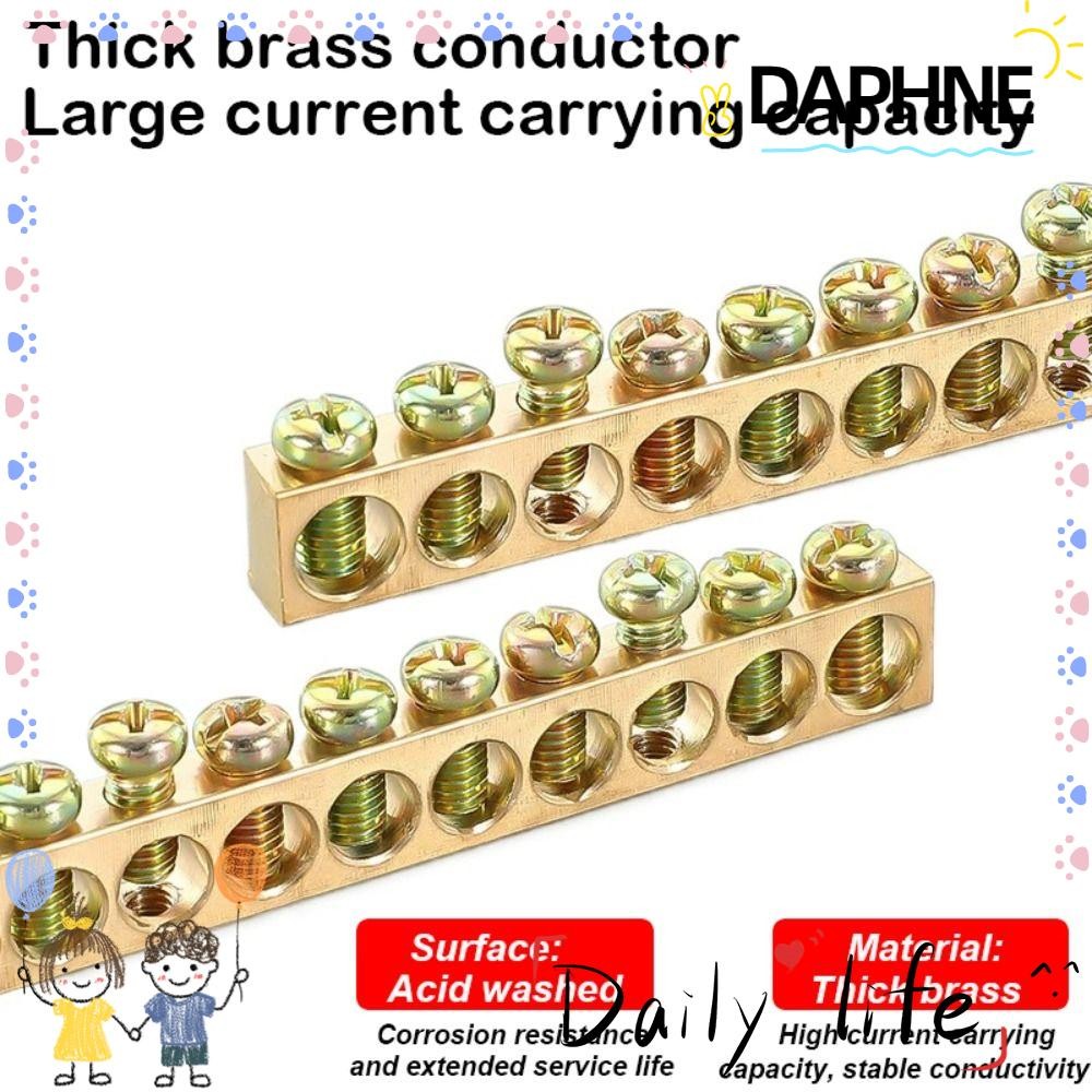 DAPHNE Wire Connector, Copper Multi-specification Copper Bar Terminal ...