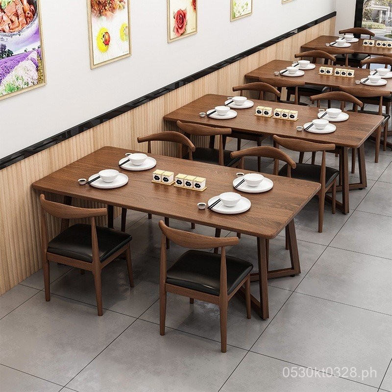 Rectangular Table for Cafeteria Restaurant Commercial Rental Fast Food ...