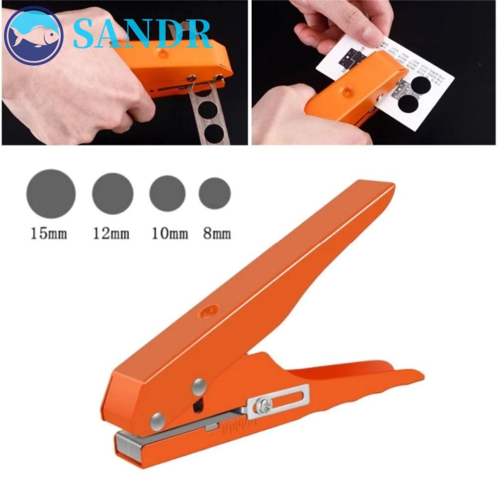 SANDR Punching Tool, 8MM 10MM 12MM 15MM Leather Hole Punch Edge Banding ...