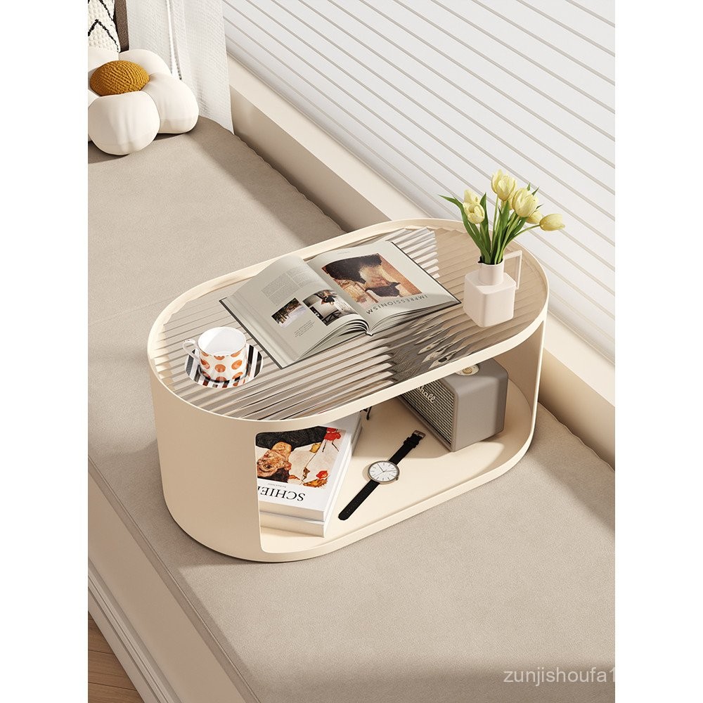 Cream Style Bay Window Coffee Table Small Table Tatami Tea Table Low ...