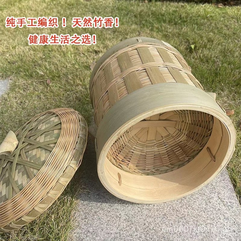 Handmade Rice Cooking Wooden Barrel Traditional Bamboo Barrel Steamer ...