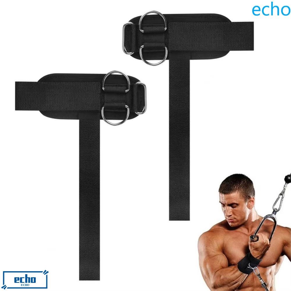 ECHOTHREAD Weightlifting Straps, Non Slip Wrap Support Gym Wrist Straps ...