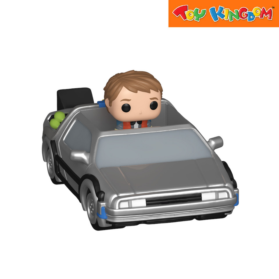 Funko Bitty Pop! Back To The Future Marty McFly and Time Machine Vinyl ...