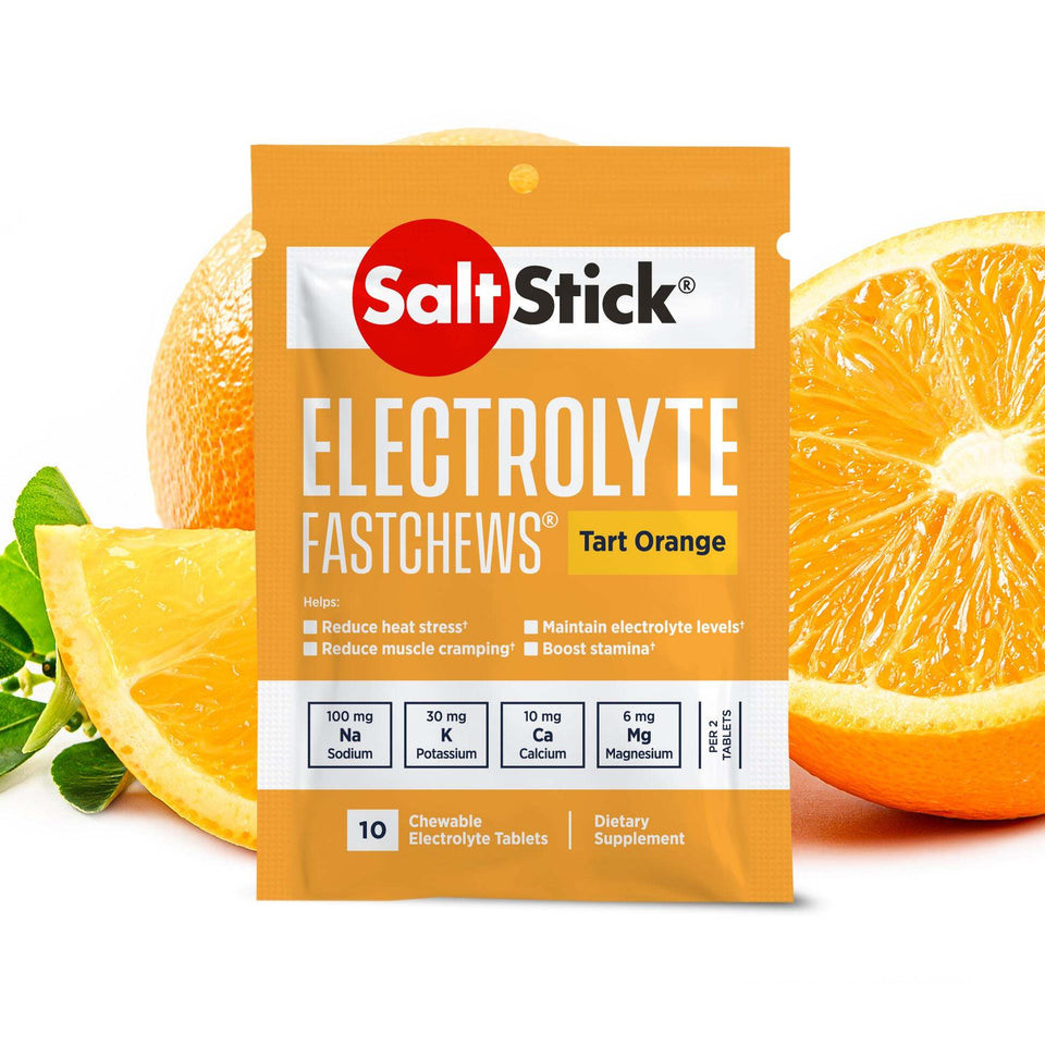 SaltStick Electrolyte Fastchews - Tart Orange - Packet 10ct | Shopee ...