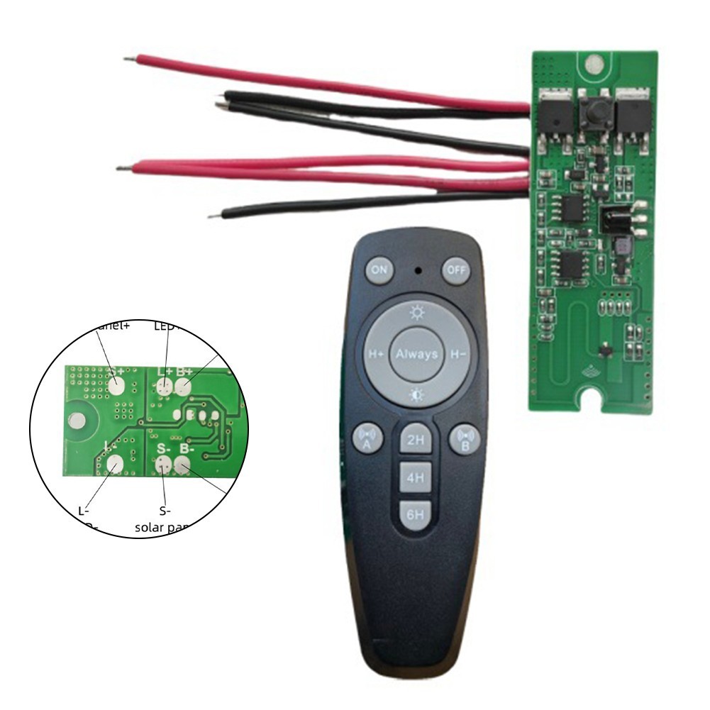 Compact Design Remote Control Circuit Board for 3 7V Solar Street Light ...
