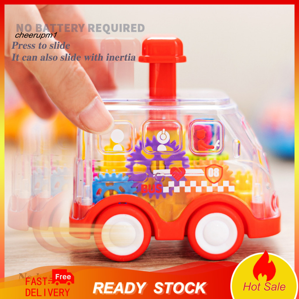 CHEER Mechanical Concept Toy for Children Press Toy Car for Kids ...