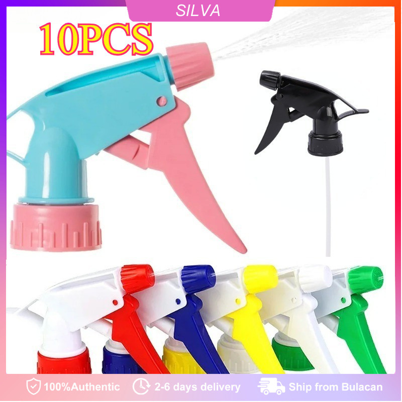 10/5PCS Universal Plastic Spray Head Bottles Sprayer Manual Button ...