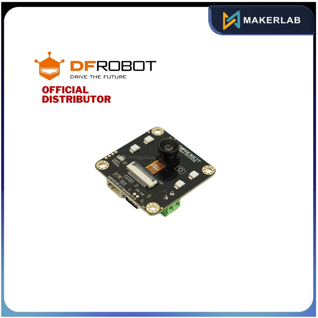 DFRobot ESP32-S3 AI Camera Module (Edge Image Recognition, Night Vision, ChatGPT Voice ...