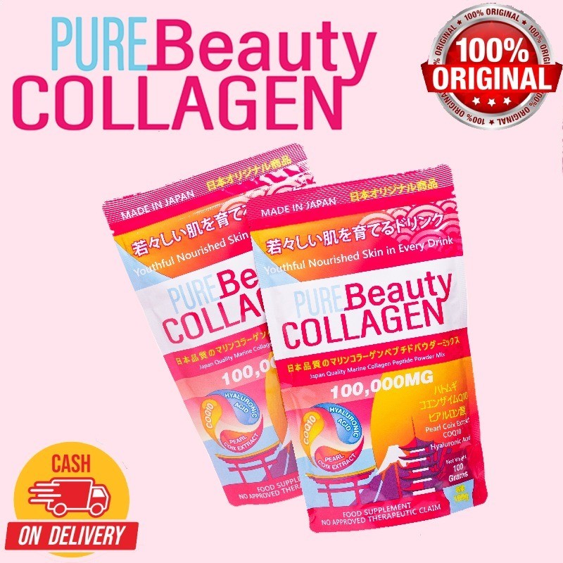 COD Glutathione Whitening Powder Gluta Pure Beauty Collagen 100,000mg ...