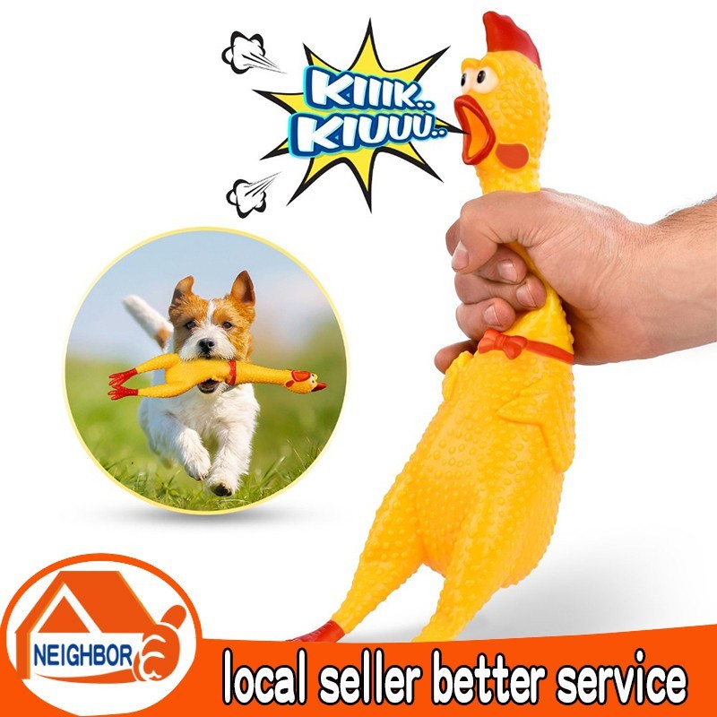【In Stock】Screaming Chicken Gag Toy Fun Squeeze Sound Toys Novelty ...