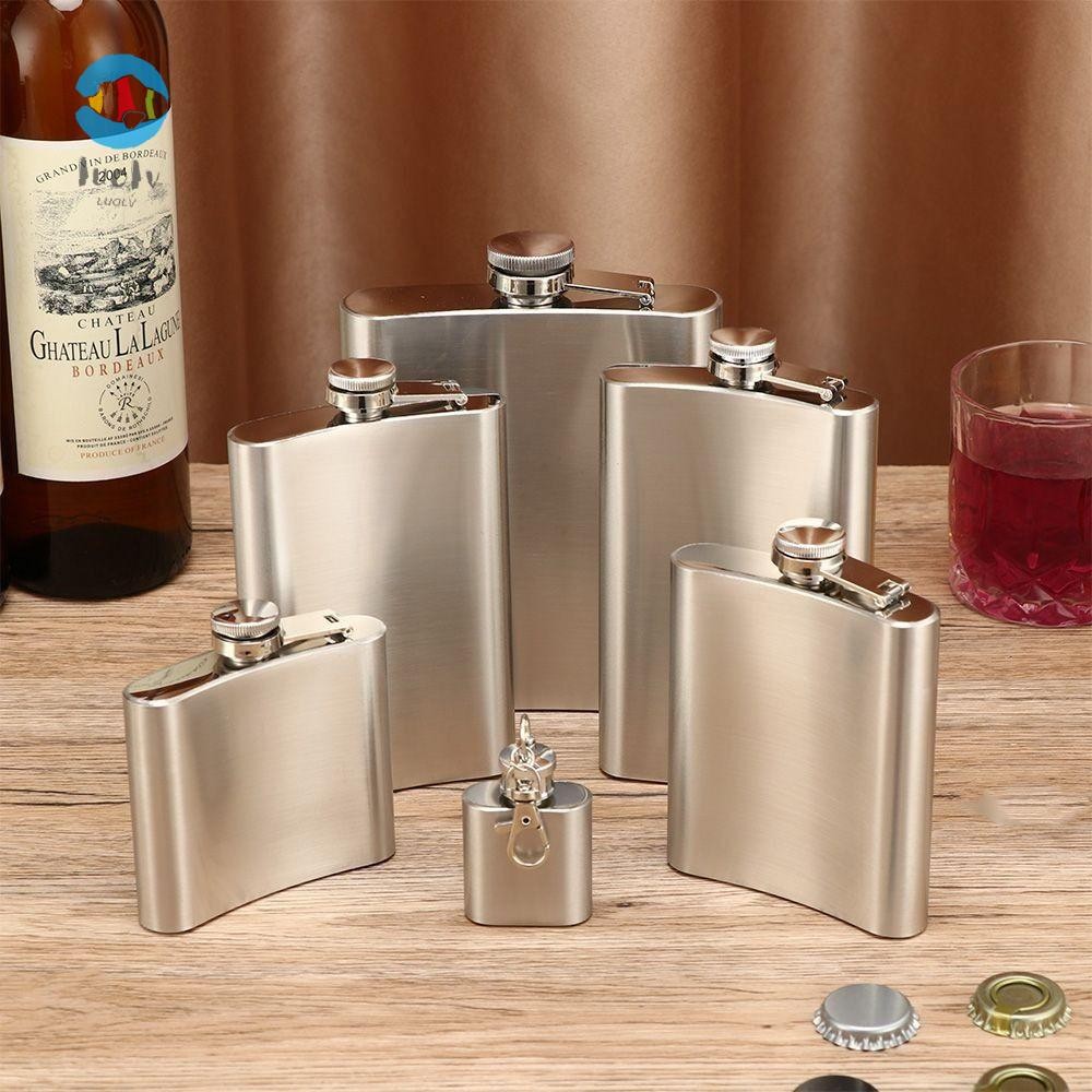 LUOLUVO Hip Flask, Container Portable Liquor Flask, High Quality ...