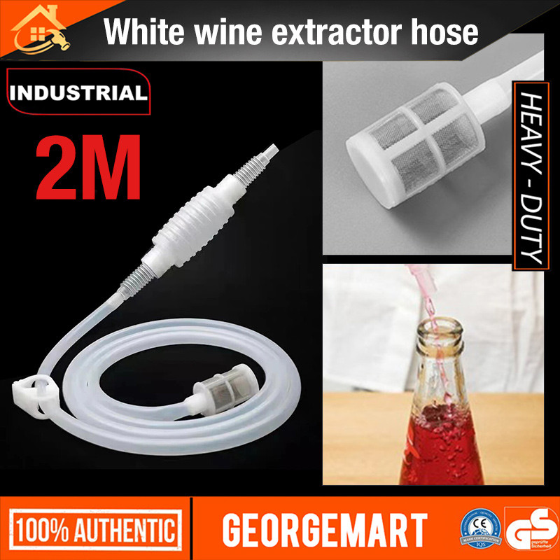 Plastic Transparent Siphon Hose Home Kitchen Brewing Tool Beer Chiller ...