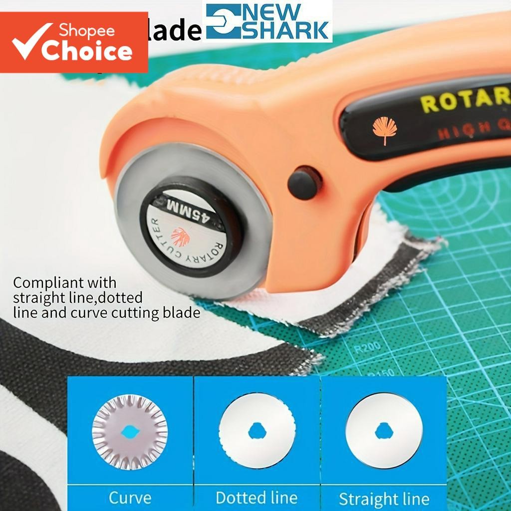 Rotary Cutter Set - 45mm Fabric Cutter, Replacement Rotary Blades ...