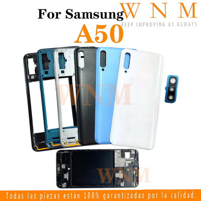 For Samsung Galaxy A50 2019 A505 A505F LCD Front Frame Bezel Back ...
