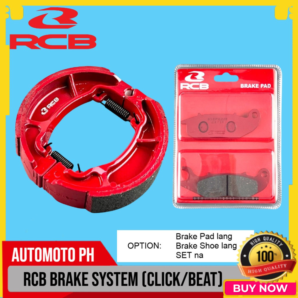 RACING BOY [RCB] Brake Shoe / Brake Pad / Honda Beat / Click 125 ...