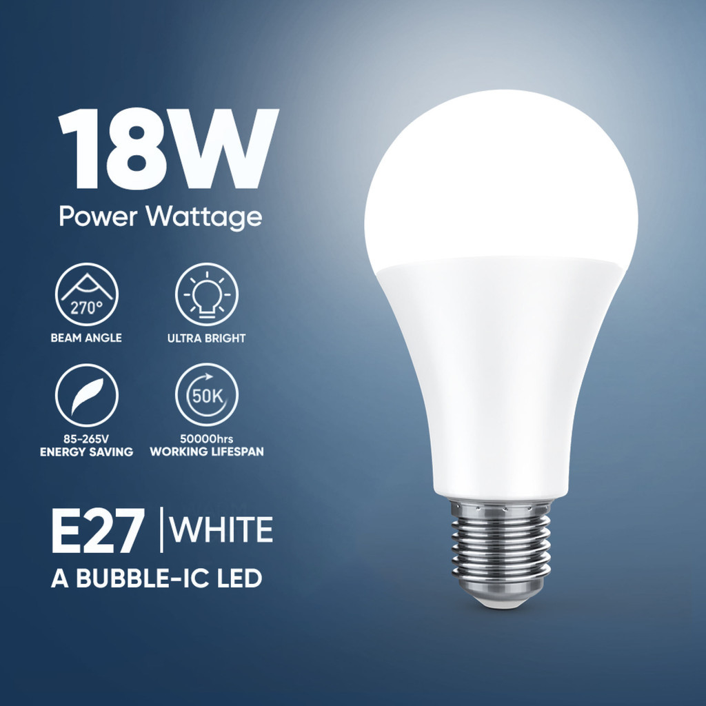 Super Bright Bulb Light Led A-Bubble 5W | 9W | 12W | 15W | 18W IC LED ...