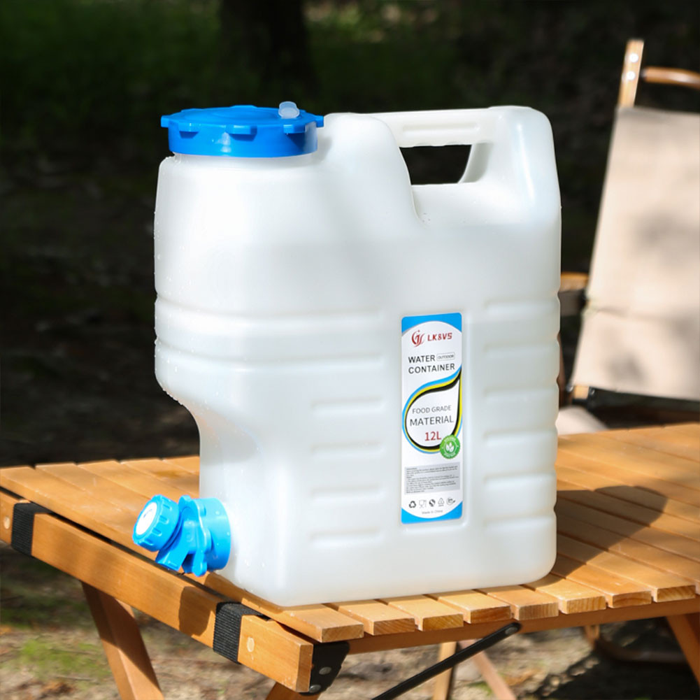 12L Water Storage Container Leak-Proof Water Dispenser Carrier Large ...