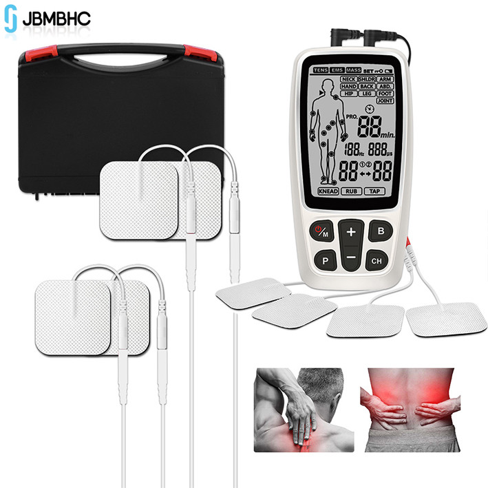 JBMBHC -In-1 Combo Electrotherapy Devices New Dual Channels with 8 Tens ...