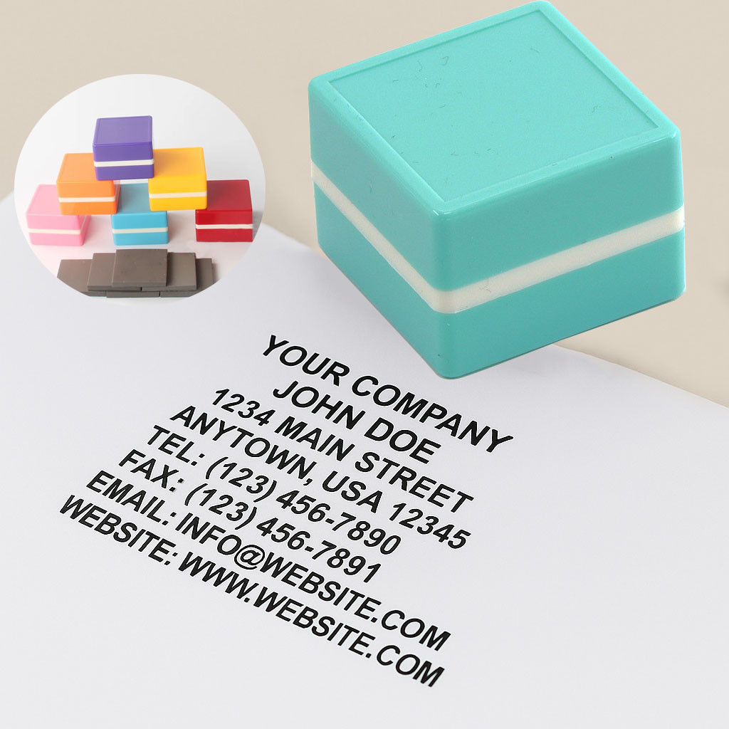 MULTI LINE CUSTOMIZED STAMP Free Layout Personalized Office Digital ...