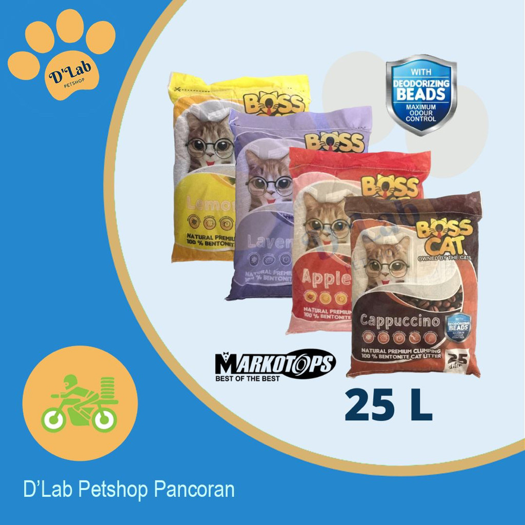 NEW BOSS Cat 25L fragrant lumpy Cat litter 25 L catsand BossCat PREMIUM ...